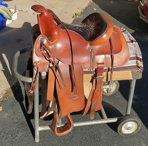 1971 Ben Veach 15 inch Ralide Tree Model Western Saddle | eBay