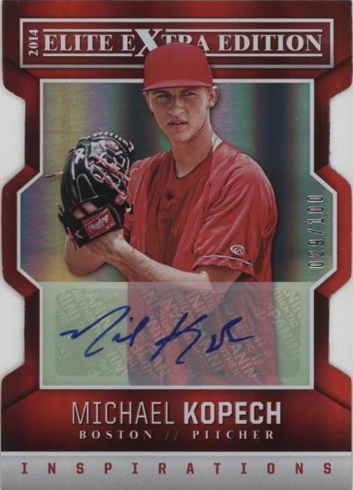 2014 Panini Elite Extra Edition - Michael Kopech #3 Inspirations Die ...