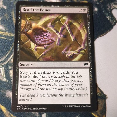 Magic The Gathering Origins Read The Bones 114/272 | eBay