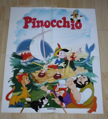 poster affiche magazine revue cinema PINOCCHIO 54x43cm DISNEY | eBay
