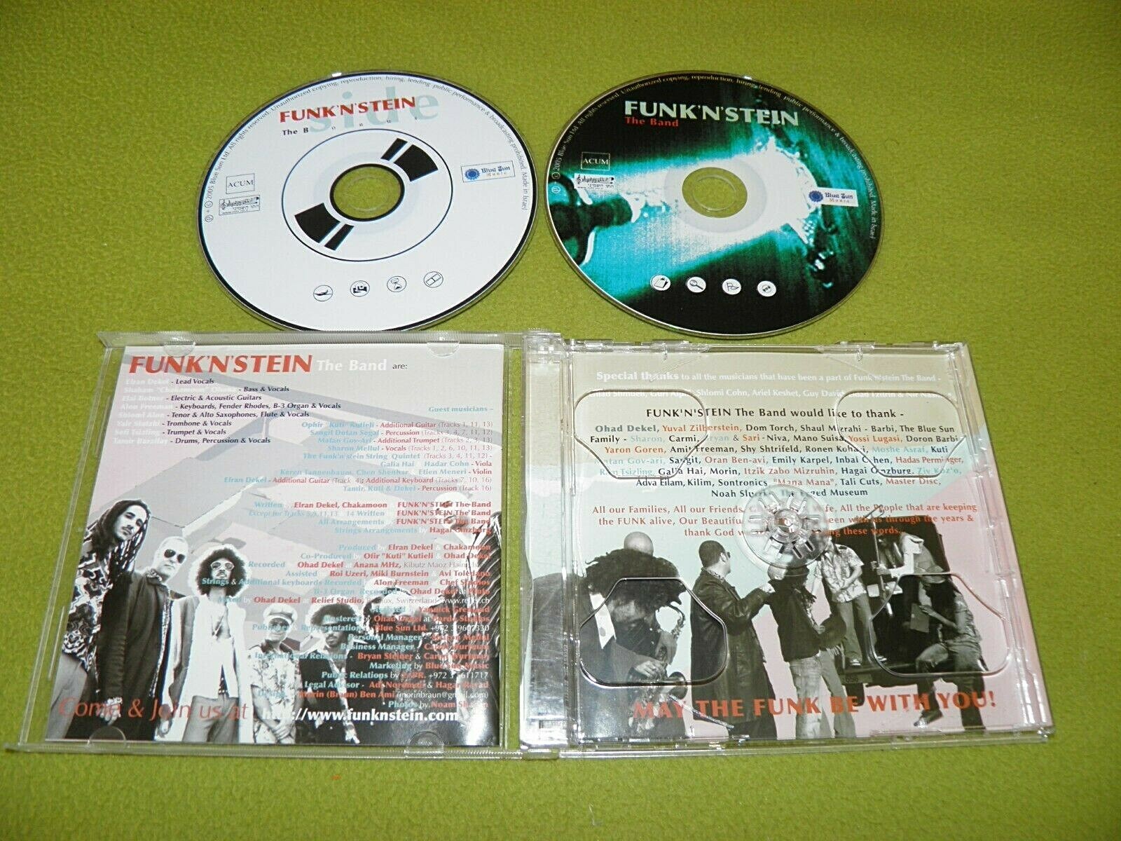 Funk'n'stein - The Band - RARE 2005 Israel 2xCD Israeli Oriental Funk ...