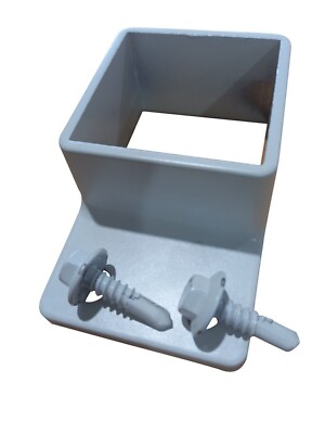 12 Pack White Fence Brackets 40x40mm Bracket 40x40 40mmx40mm fastener ...