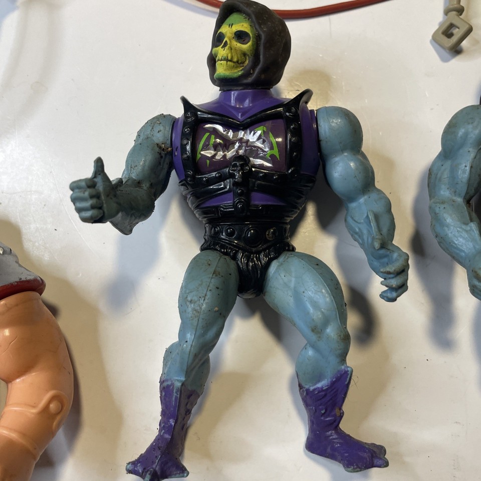MOTU Lot Castle Grayskull Skeleton And Accessories VTG | eBay