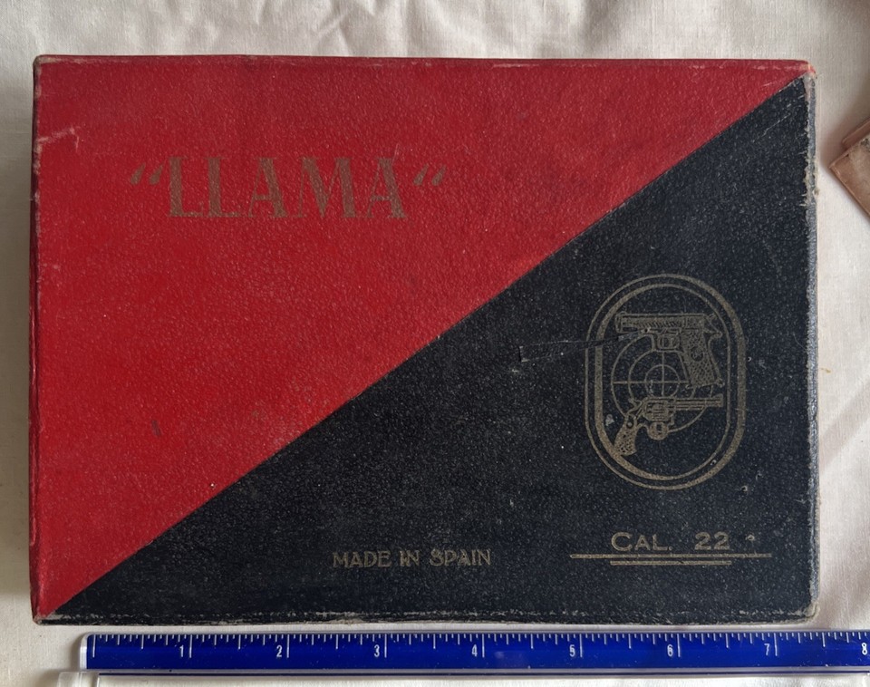 Vintage LLAMA cal .22 Caliber pistol Box With Manuals | eBay
