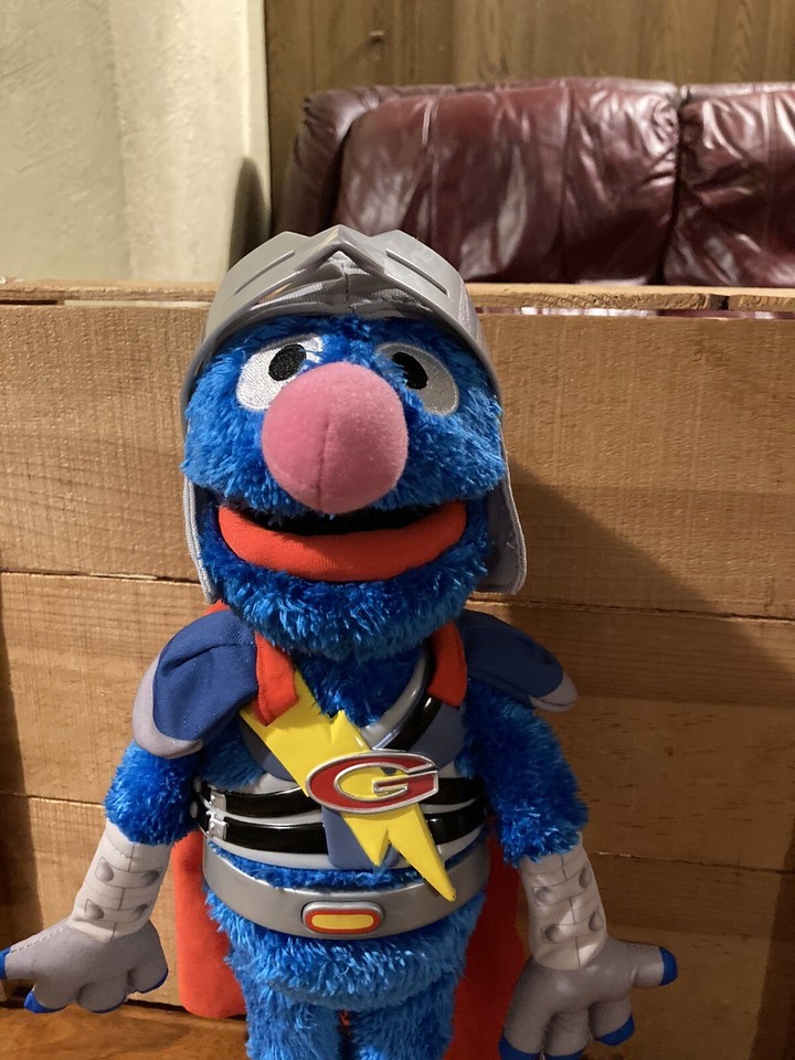 14” Sesame Street Talking Super Grover | eBay