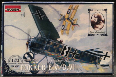 Roden Models 1/72 FOKKER E-V / D-VIII Fighter "Flying Razor" | eBay