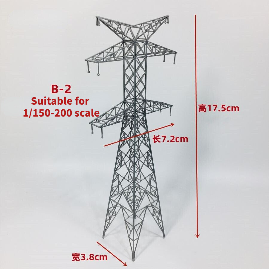 Diorama N Scale Power Transmission Tower Model Scene Building Model ...
