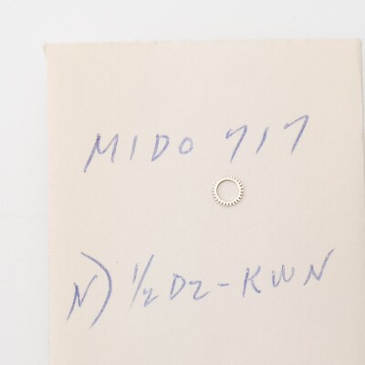 MIDO Cal 717 Watch Crown Wheel Part Watchmakers New Old Stock (C14D25 ...