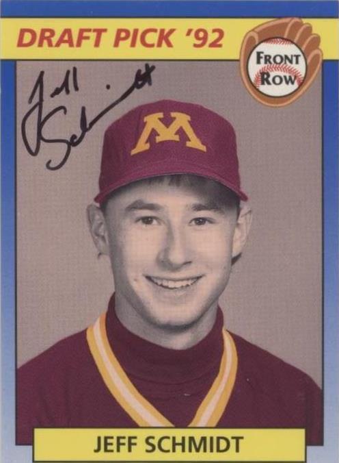 1992 Front Row Draft Picks - Jeff Schmidt #57 Autographs /500 (AU, RC ...