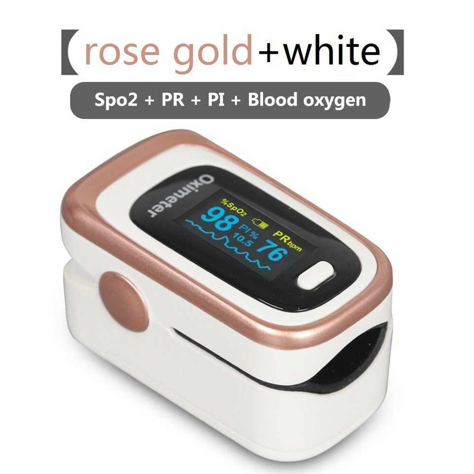 OLED Oximeter Pulse Finger Oximetro De Pulso Oxymeter W/ SPO2 PR PI RR ...