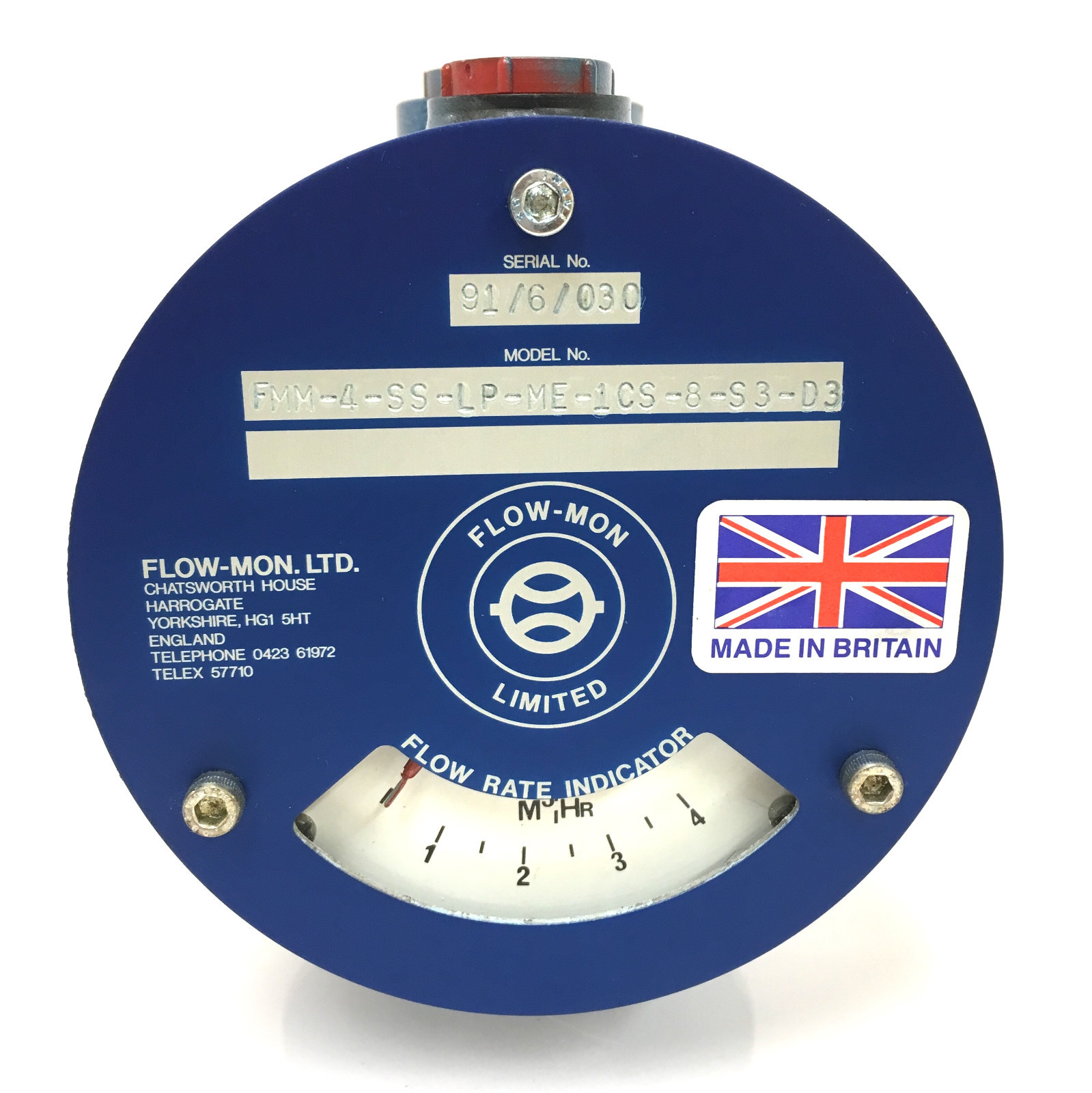 Flow Rate Indicator FMM-4-SS-LP-ME-1CS-8-S3-D3 Flow-Mon ...