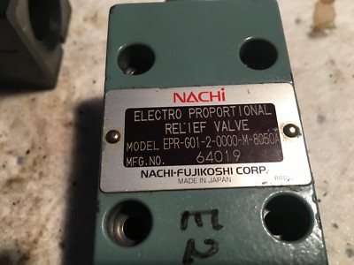 Nachi electro proportional relief valve epr-g01-2-0000-m-8050a 64019 | eBay