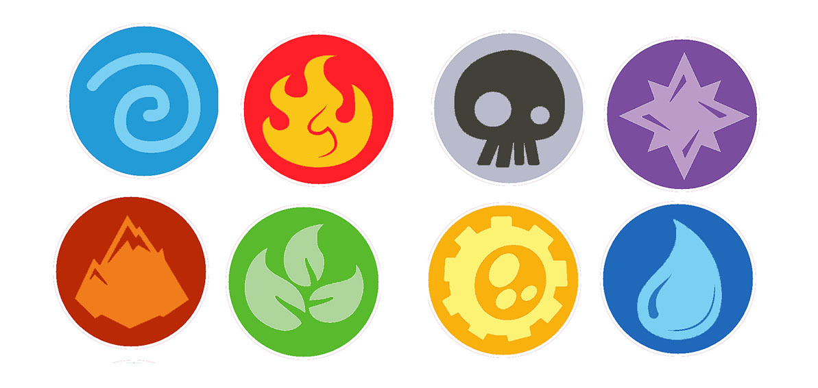 Skylanders Elements Symbols