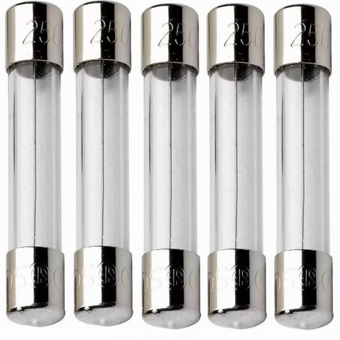 5 Pack 1.5a Amp Fuse Mersen Fast Blow Fast Acting Glass Inline 1 1/4-1/ ...