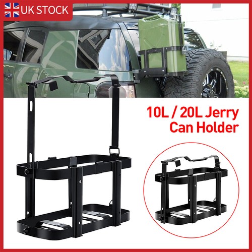 UK 10L/20L Jerry Can Holder Gas Tank Mount Bracket Universal Fuel ...