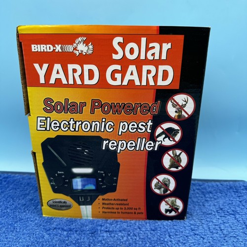 Bird-X Solar Powered Yard Gard Sonic Pest Repellent | eBay