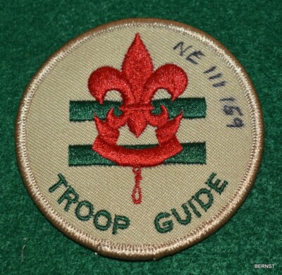 VINTAGE BOY SCOUT - TROOP GUIDE PATCH - TAN - SCOUT STUFF BACK | eBay