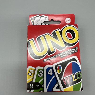 UNO With Customizable Wild Cards NEW Mattel Classic Card Game Games | eBay