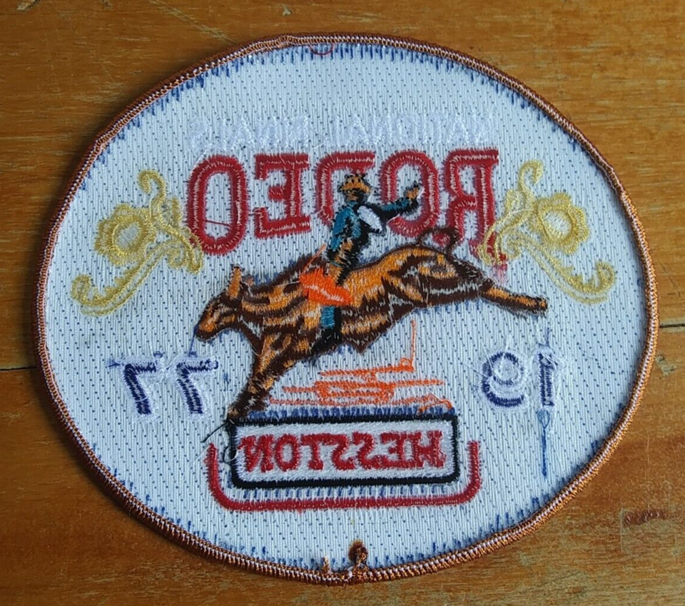 NFR RODEO - Steer & Cowboy BULLRIDING ~ HESSTON 1977 ~ Bronco Bustin ...