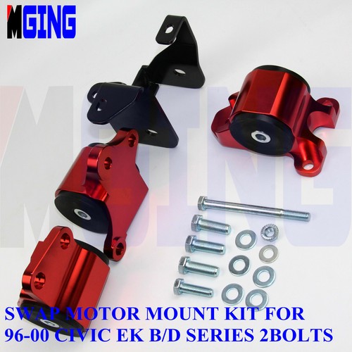 Motor Mounts Engine Kit For Honda Civic 96-00 EK D16 B16 B18 B20 97 98 ...