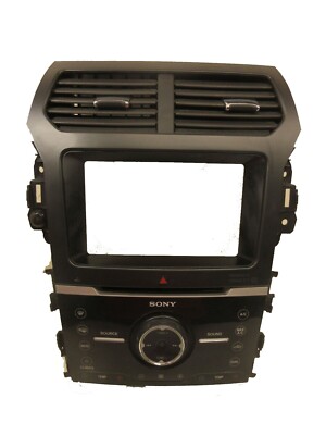 2011-2015 Ford Explorer OEM Sony 8" Radio Climate Control Panel Bezel ...
