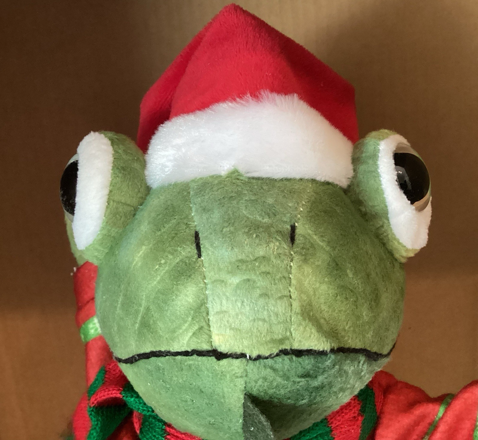 Gemmy Iguana Lizard Animated Singing Dancing "Dance With Somebody” 14 ...