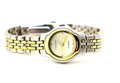 Laurier Silver/Gold Tone Women's Watch NEEDS Battery | eBay