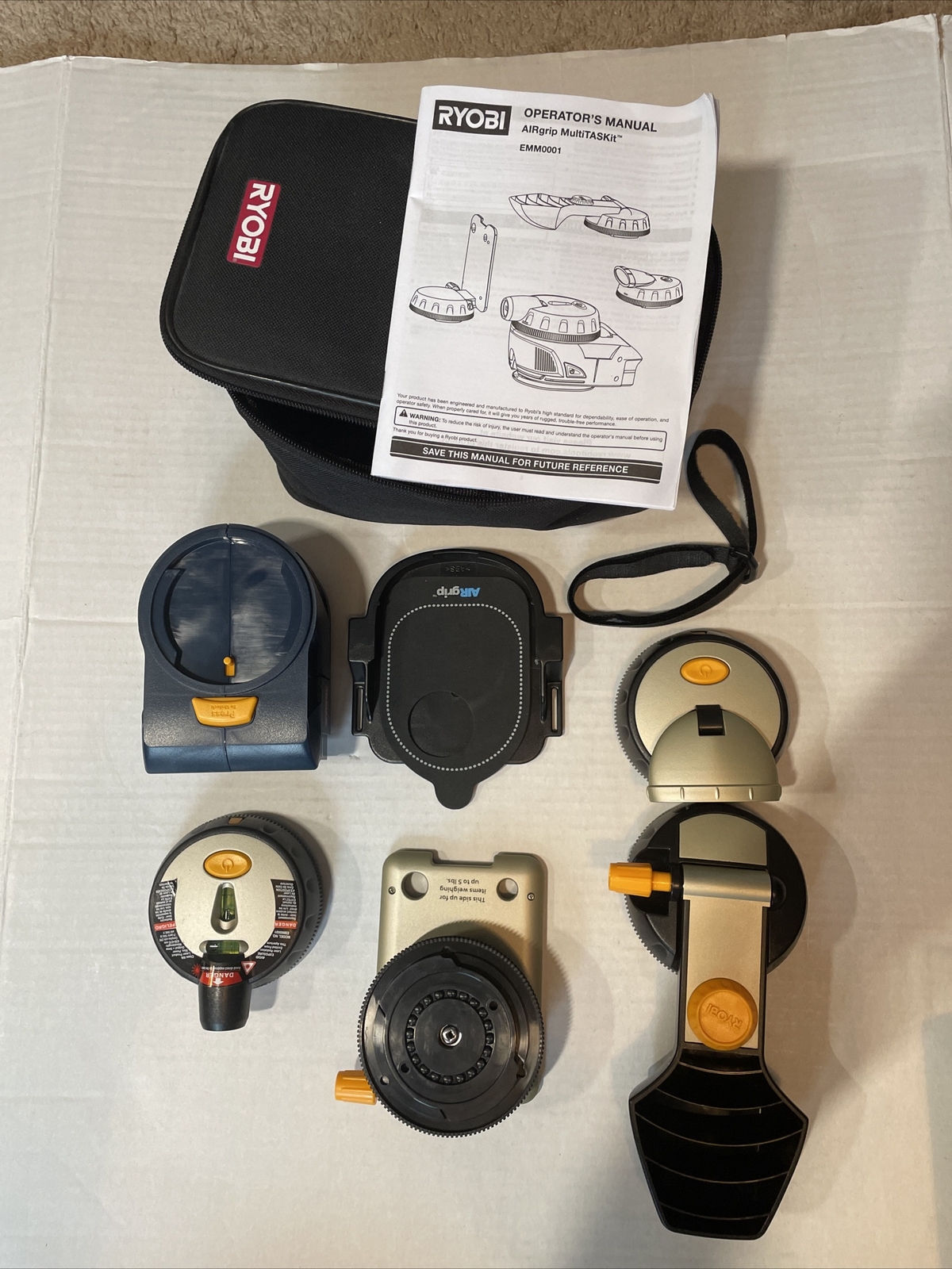 RYOBI Tool AIRgrip MultiTASKit (EMM0001) Laser Level Kit w/ Case | eBay