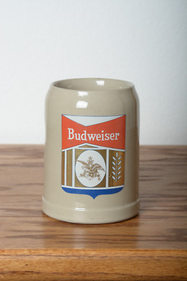 1960's Anheuser Busch Budweiser Label Stein Made by Gerz (W.Germany ...