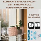 Slide-Proof 3 Pack Suction Cup Window Shelves for Plants 12" Suction ...