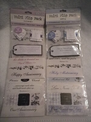 Scrapbook Multi-flip pack Colorbok choose one Wedding or Anniversary | eBay