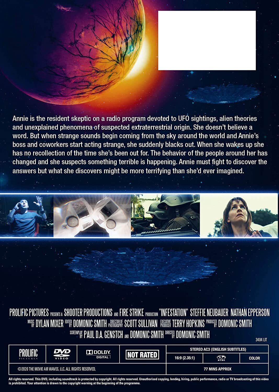 Infestation (DVD) Steve Heinz Michele Yeager Tom Latimer | eBay