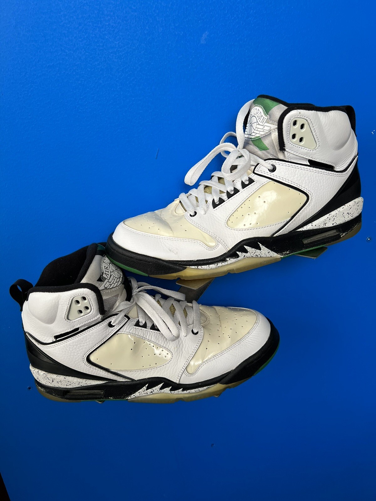 Nike Retro Air Jordan Sixty Plus 60 Shoes White Green… - Gem