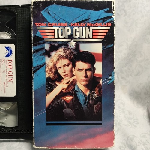 Top Gun (VHS, 1996) Tony Scott, Tom Cruise, McGillis, Iceman, Rooster ...