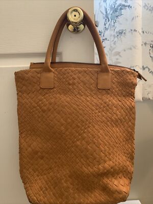 Genuine Leather FALOR Tote Bag Made In Italy | eBay