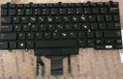 Dell Latitude E7470 US Backlit Keyboard D19TR | eBay