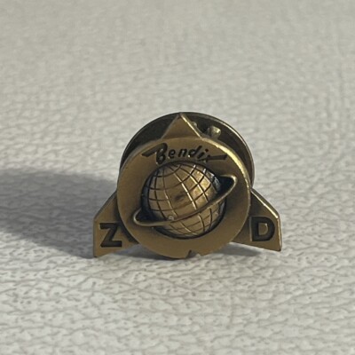 Bendix Radio Z D Employee Lapel Pin Radio World GoldTone | eBay