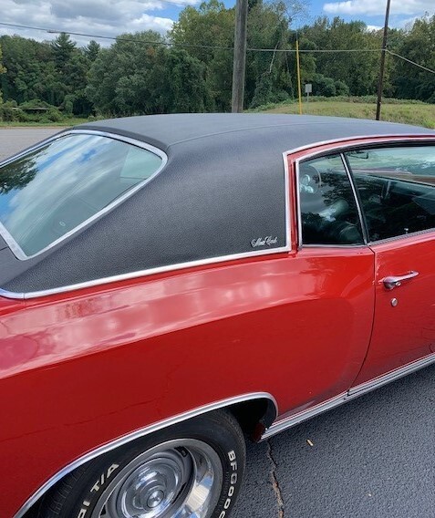 1970 1971 1972 CHEVROLET MONTE CARLO PADDED LEVANT VINYL TOP | eBay