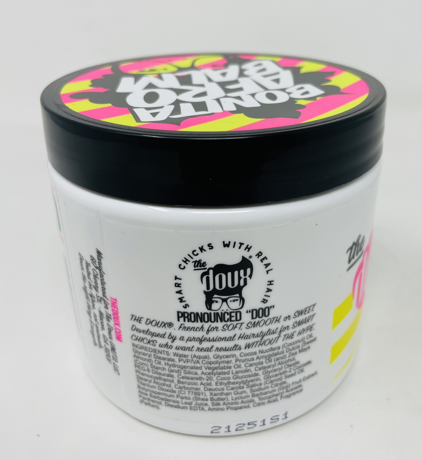 THE DOUX BONITA AFRO BALM TEXTURE CREAM- Styling Pomade Puffs, Braids ...