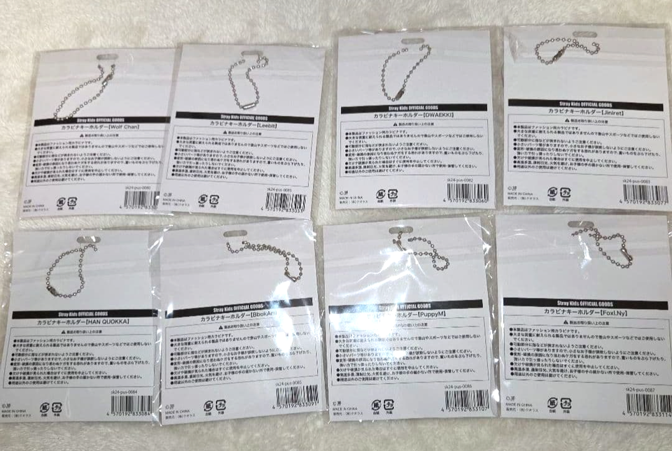 Stray Kids Skzoo Carabiner Keychain Complete Set Jyp Japan Popup Store ...