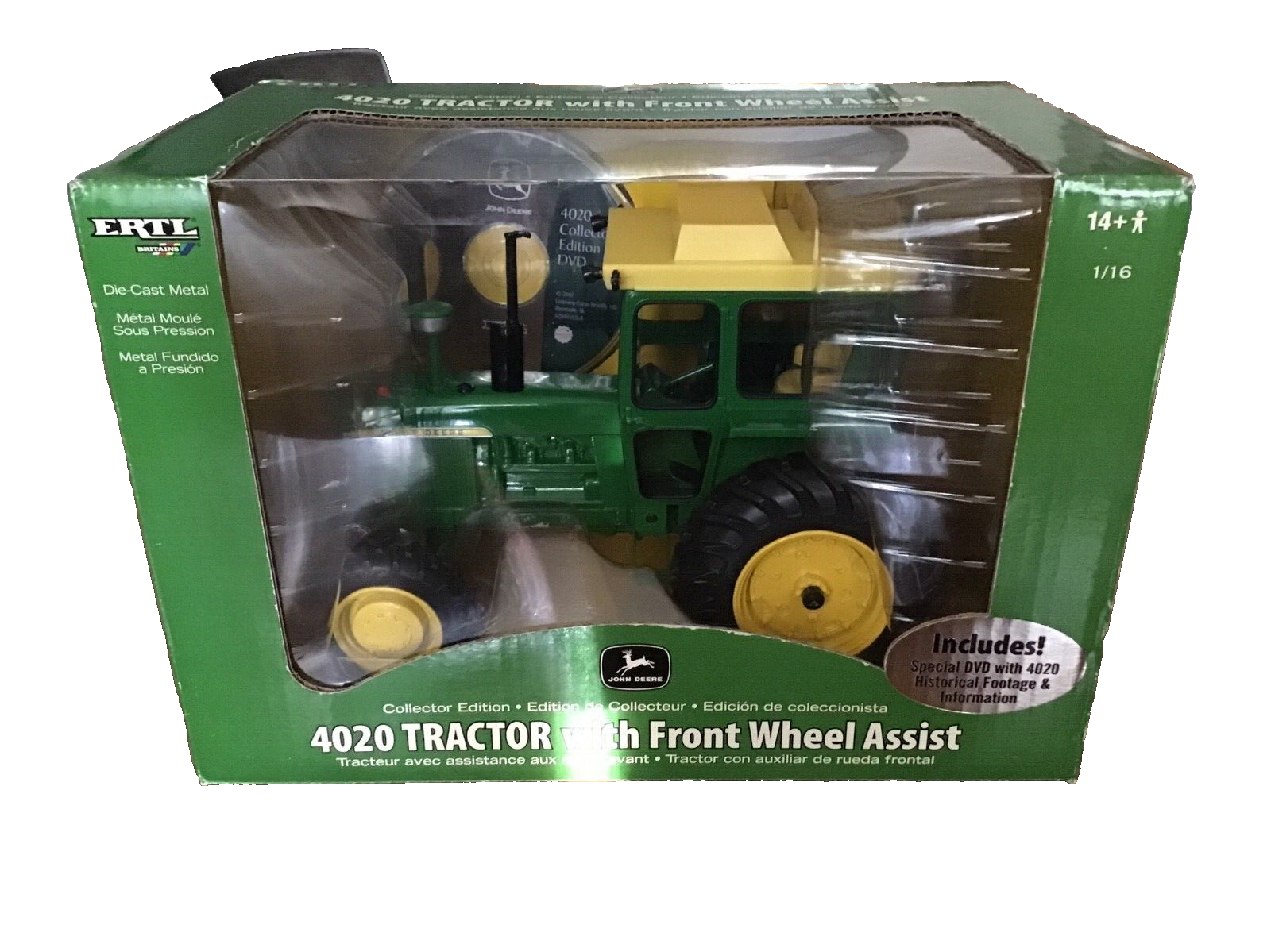 Ertl John Deere 4020 NF Diesel Tractor, 1:16 scale 36881056386 | eBay