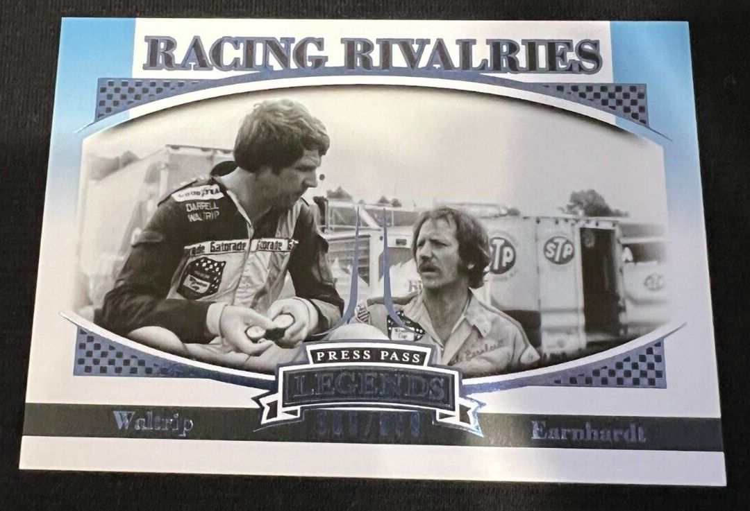 DALE EARNHARDT Darrell Waltrip 2007 Press Pass Legends Blue #B65 NASCAR ...