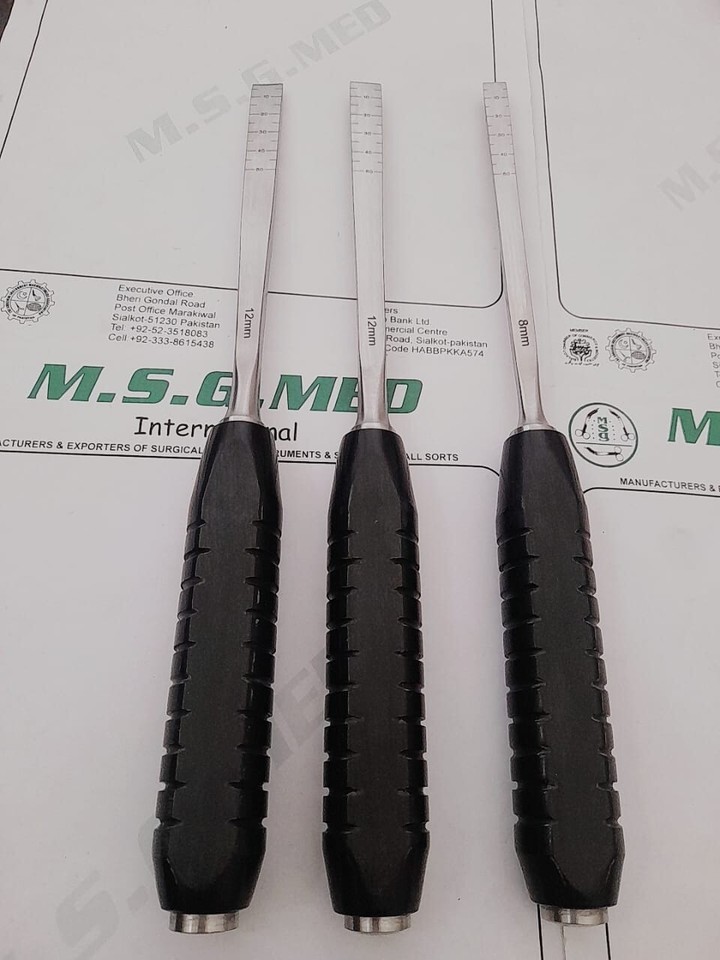 Maxillofacial Orthopedic Osteotome Straight 8mm,12mm Stainless Steel ...