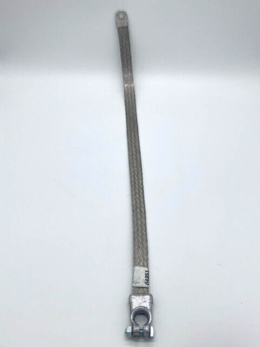 24" Braided Ground Strap Top Post Terminal 4 Gauge Battery Cable | eBay
