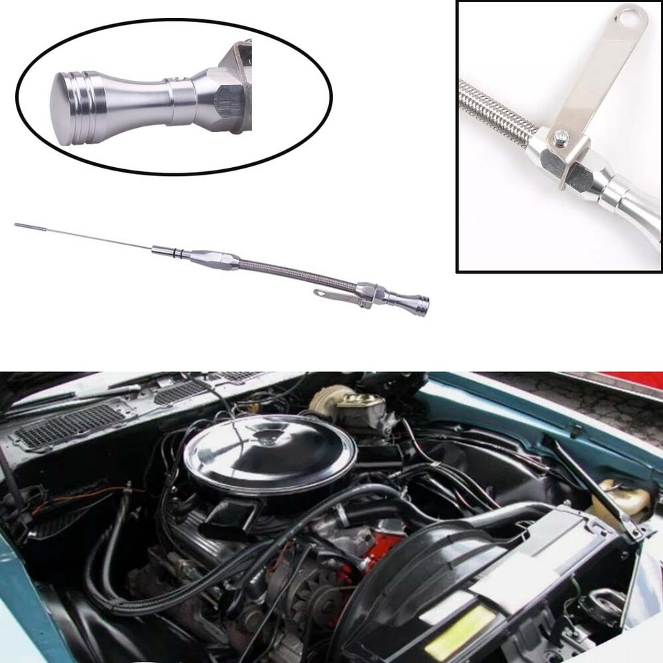 For Ford SB Steel Engine Oil Dipstick Tube Dip Stick for 260 289 302 ...