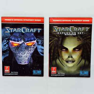 2 Prima's Official Strategy Guides: Starcraft & Starcraft Brood War ...