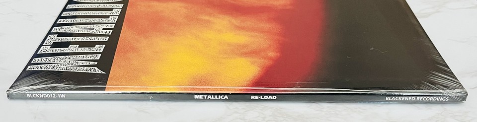 Metallica RELOAD 2 LP SEALED! FLAMING FUEL VINYL🚨WALMART EXCLUSIVE🚨 ...
