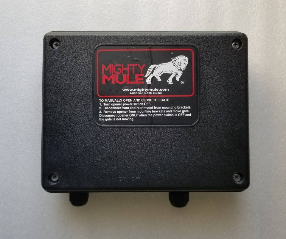 Mighty Mule/GTO Gate Opener Control Box for R4211/R5211 Board W/ Switch ...