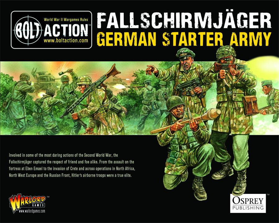 Bolt Action Fallschirmjager Starter Army German Paratroopers NEW Sealed ...