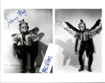 Harry Monty Winged Monkey The Wizard of Oz Autographed Signed 8x10 ...